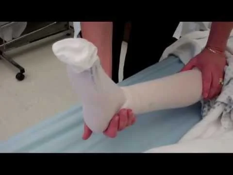 Applying Elastic Support Hose - Nurse's Aid Training